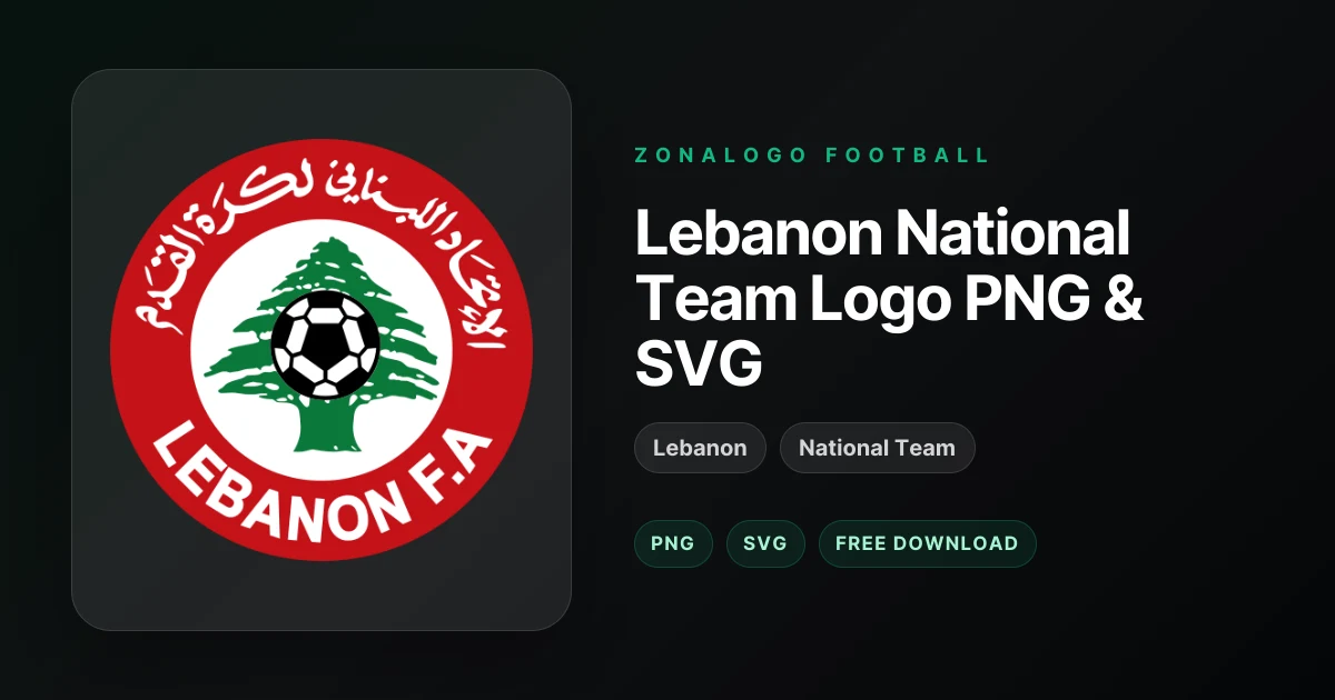 Lebanon National Team Logo PNG & SVG Vector