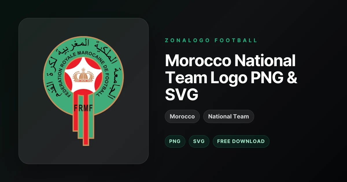 Morocco National Team Logo PNG & SVG Vector
