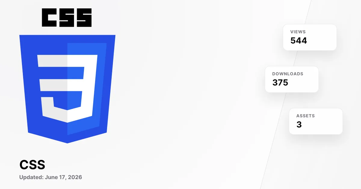 3+ CSS Logo PNG & SVG Vectors HD Quality