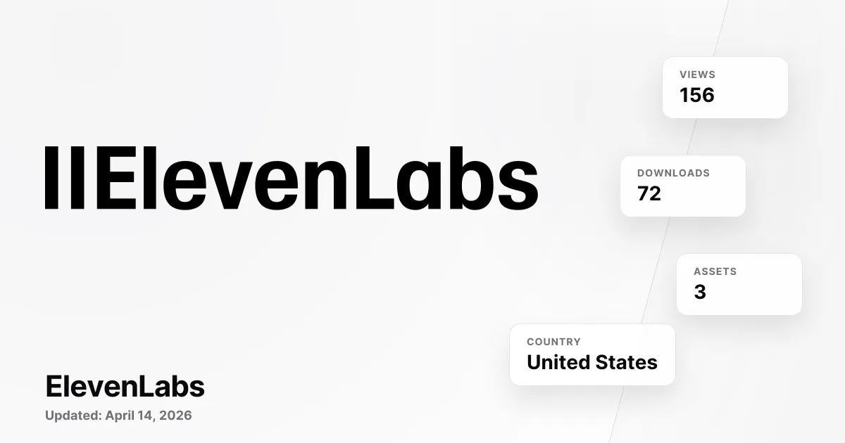 3+ ElevenLabs Logo PNG & SVG Vectors HD Quality