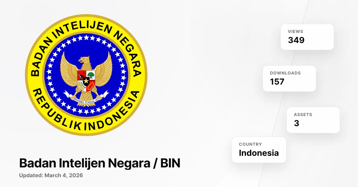 3+ Logo Badan Intelijen Negara / BIN PNG & SVG Vector Kualitas HD