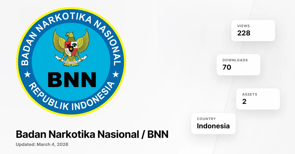 2+ Logo Badan Narkotika Nasional / BNN PNG & SVG Vector Kualitas HD