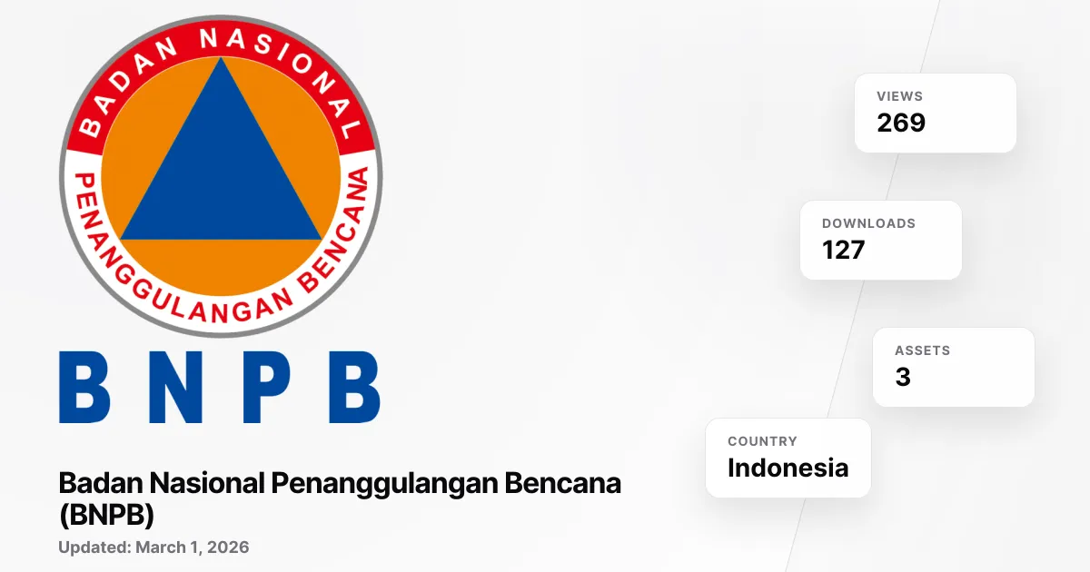 3+ Logo Badan Nasional Penanggulangan Bencana (BNPB) PNG & SVG Vector ...