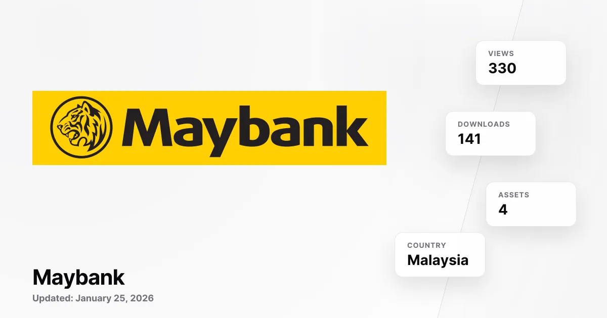 4+ Logo Maybank PNG & SVG Vector Kualitas HD