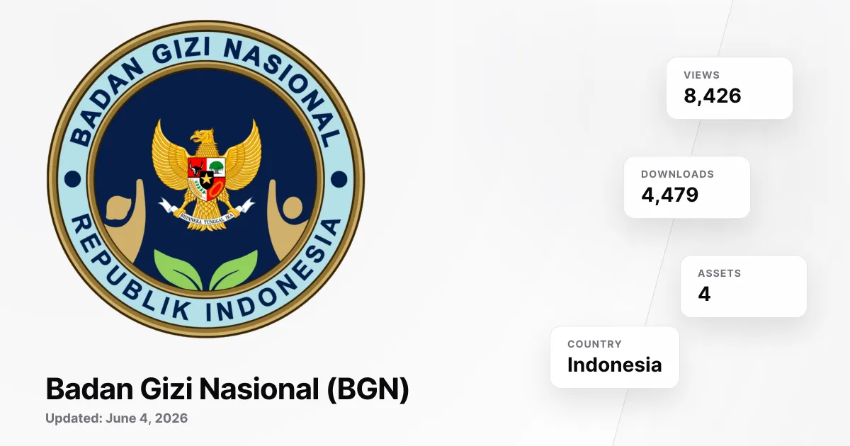 4+ Badan Gizi Nasional (BGN) Logo PNG & SVG Vectors HD Quality