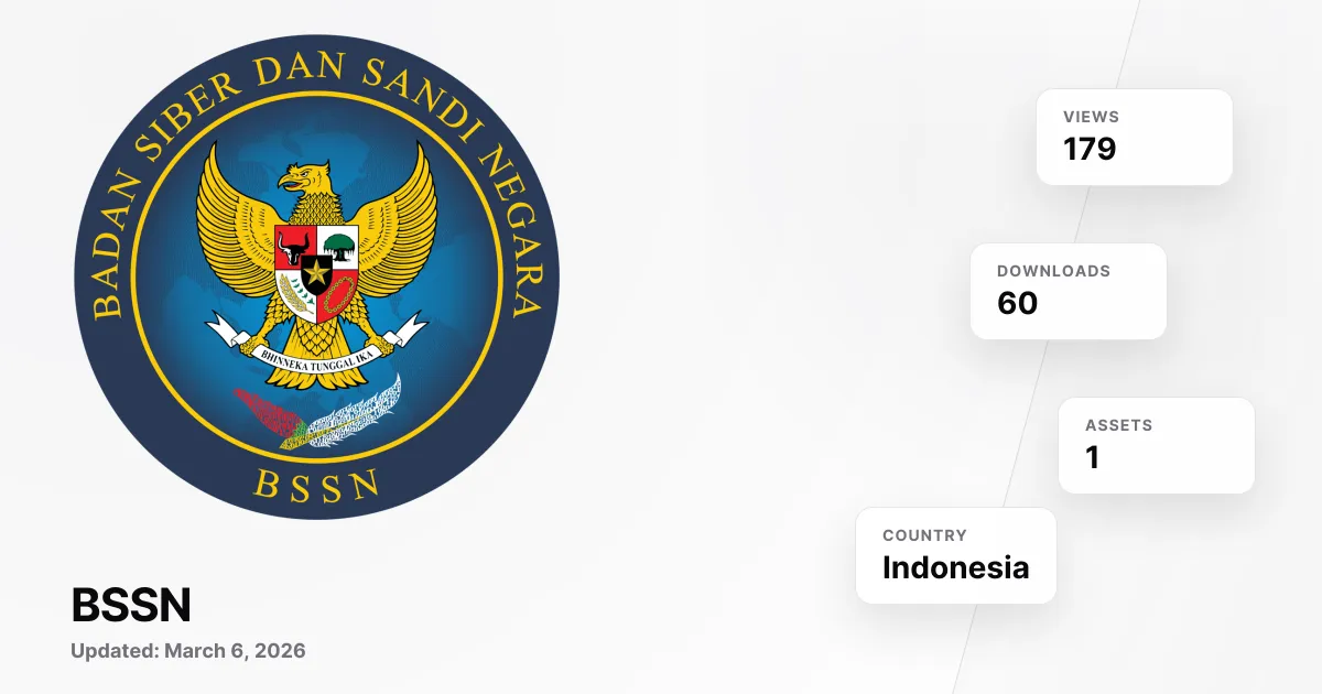 Logo BSSN PNG & SVG Vector Kualitas HD