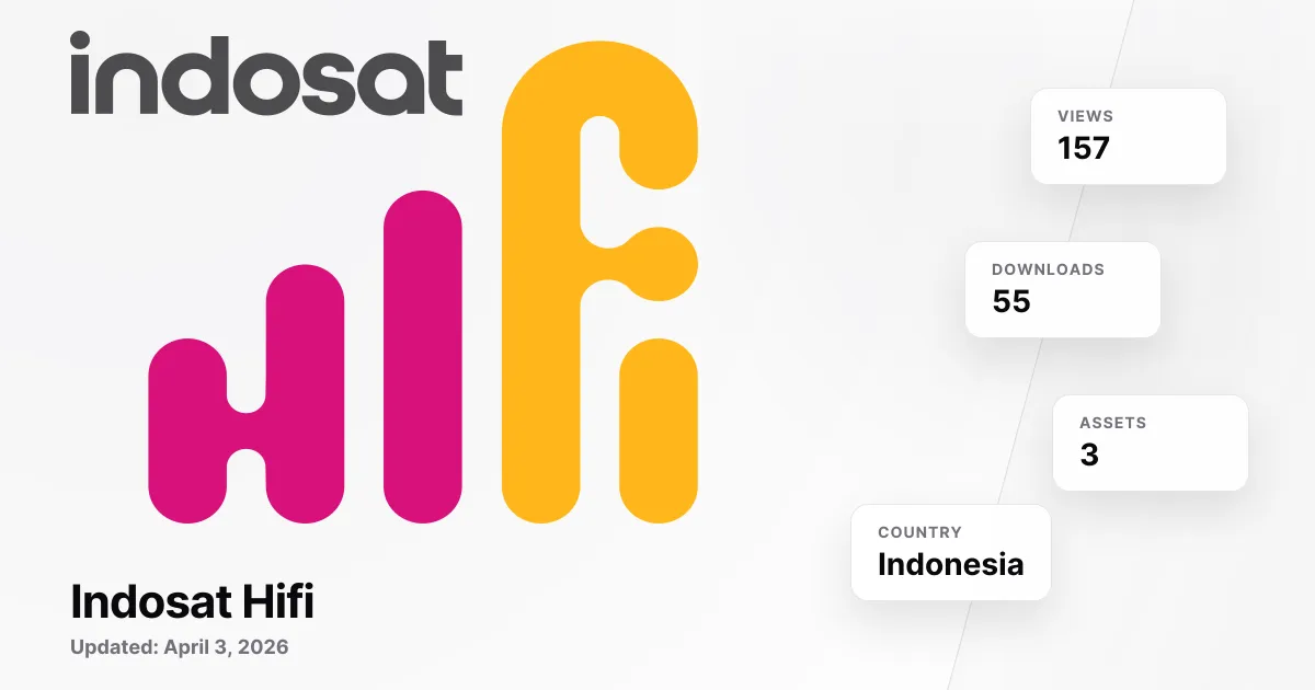 3+ Indosat Hifi Logo PNG & SVG Vectors HD Quality