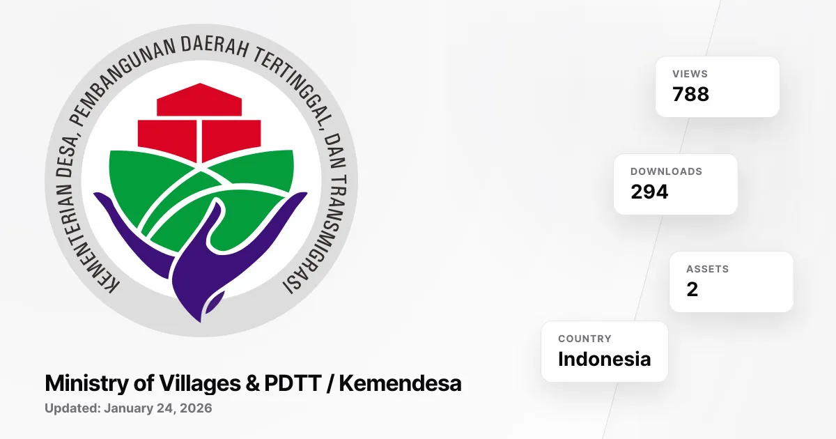 2+ Ministry of Villages & PDTT / Kemendesa Logo PNG & SVG Vectors HD ...
