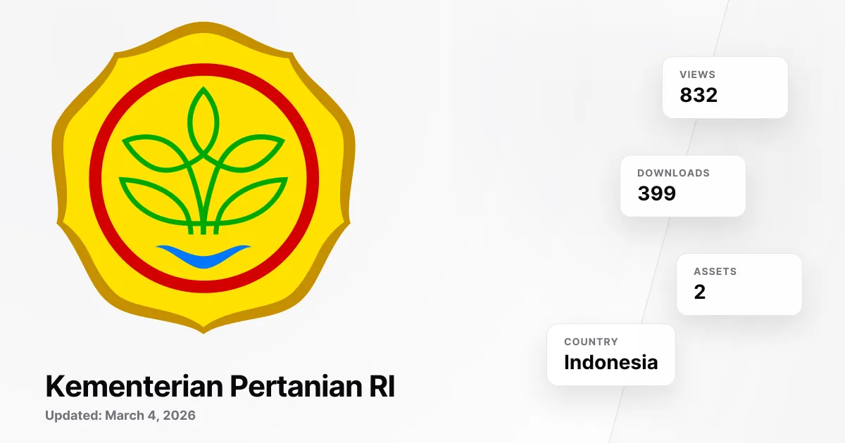 2+ Logo Kementerian Pertanian / Kementan PNG & SVG Vector Kualitas HD