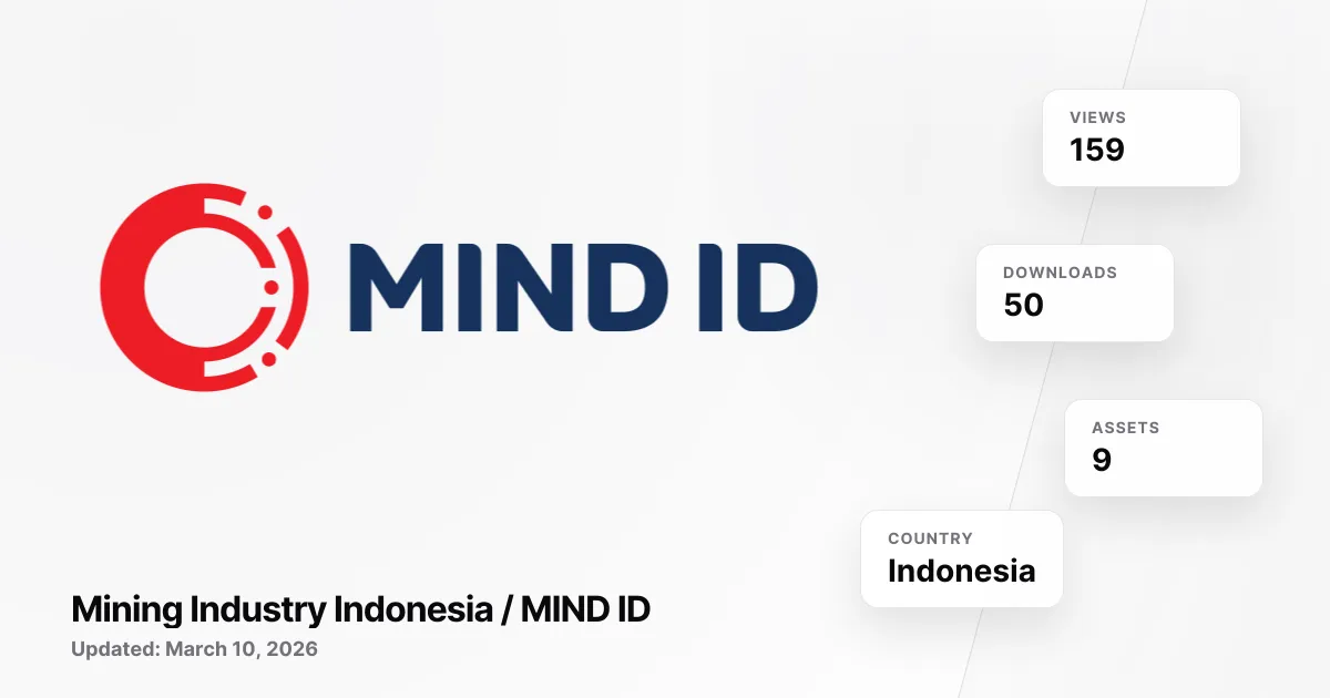 9+ Logo Mining Industry Indonesia / MIND ID PNG & SVG Vector Kualitas HD