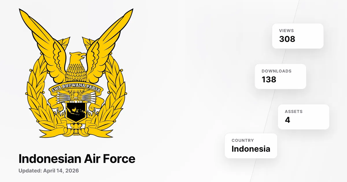 4+ Logo TNI Angkatan Udara (AU) PNG & SVG Vector Kualitas HD