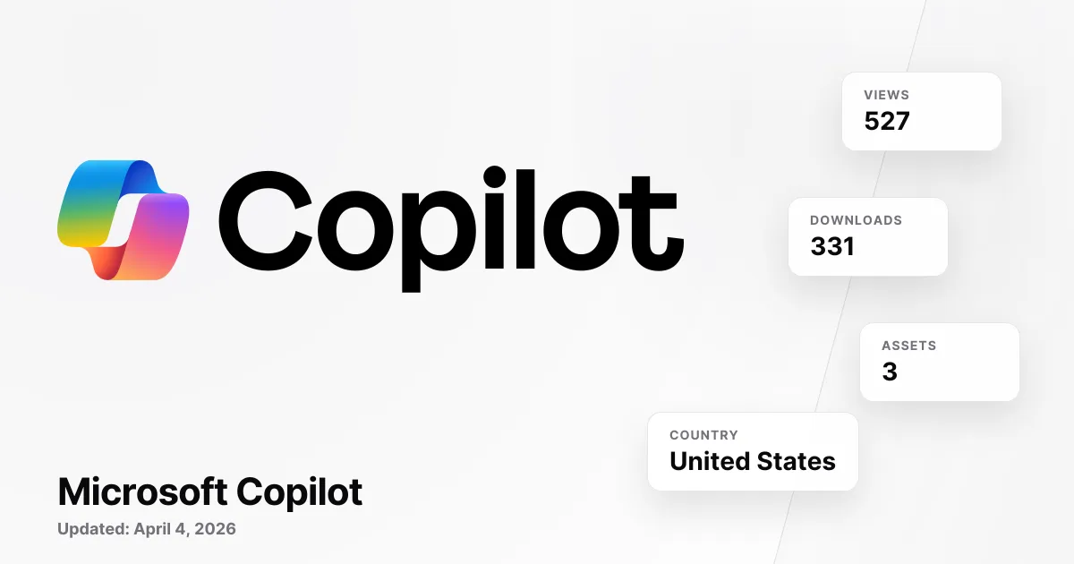3+ Logo Microsoft Copilot PNG & SVG Vector Kualitas HD