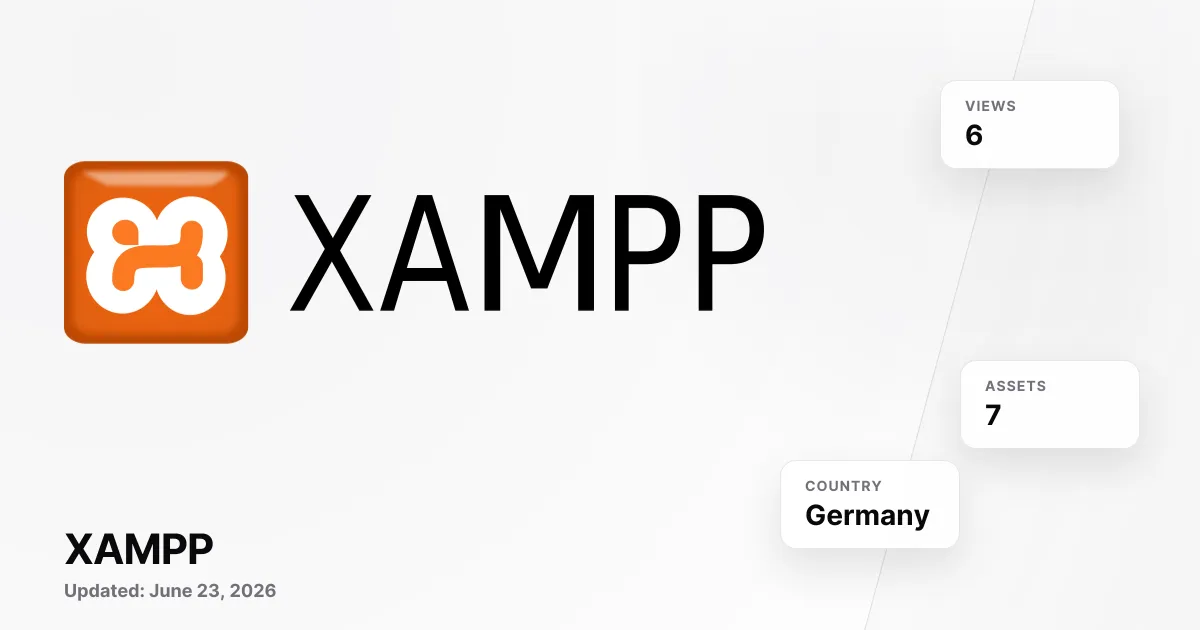 7+ XAMPP Logo PNG & SVG Vectors HD Quality