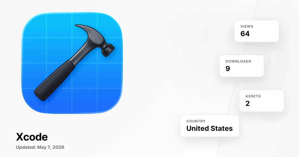 2+ Logo Xcode PNG & SVG Vector Kualitas HD